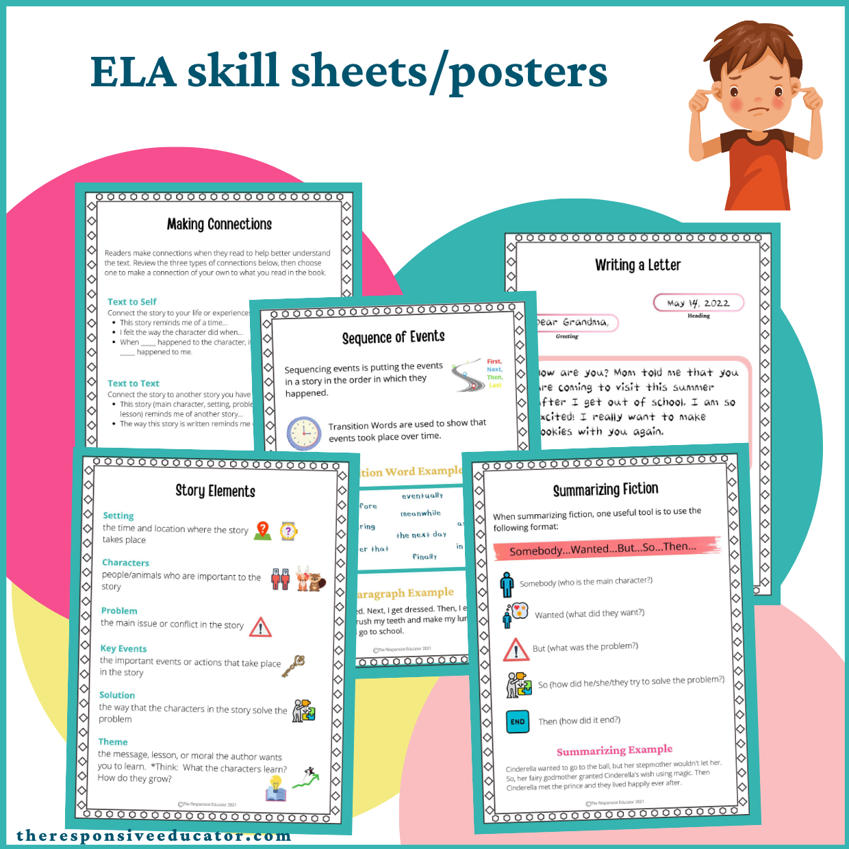 I Just Don't Like the Sound of No! Interactive Read Aloud Lesson Plan ...