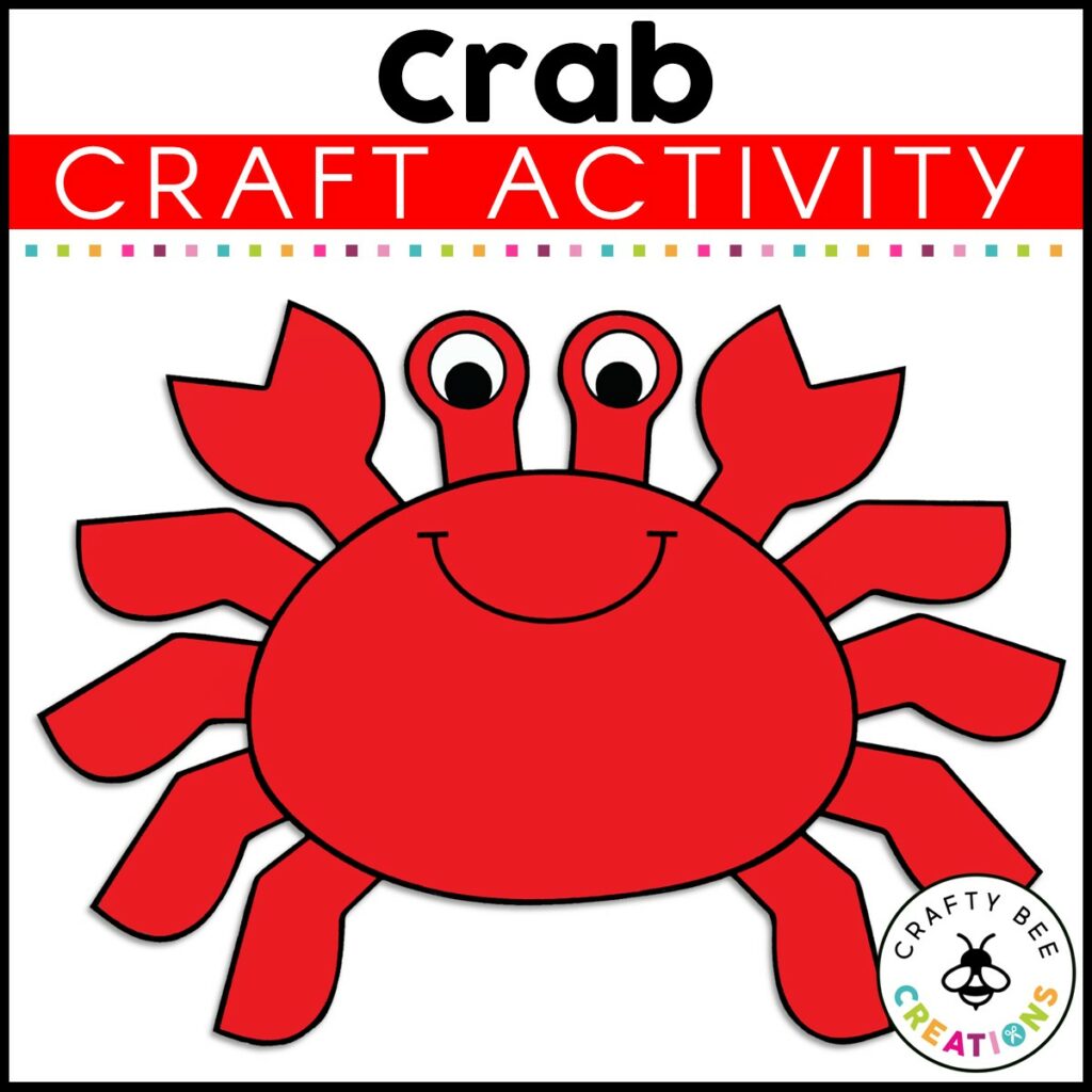 Crab Craft | Ocean Animals Activity | Sea Life | Ocean Habitat ...