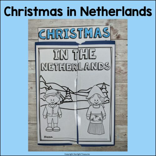 Christmas in the Netherlands Lapbook for Early Learners - Christmas ...