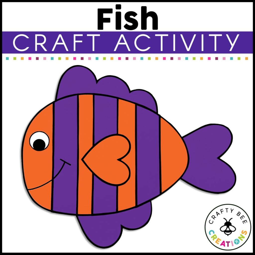 Fish Craft | Ocean Animals Activity | Sea Life | Ocean Habitat ...
