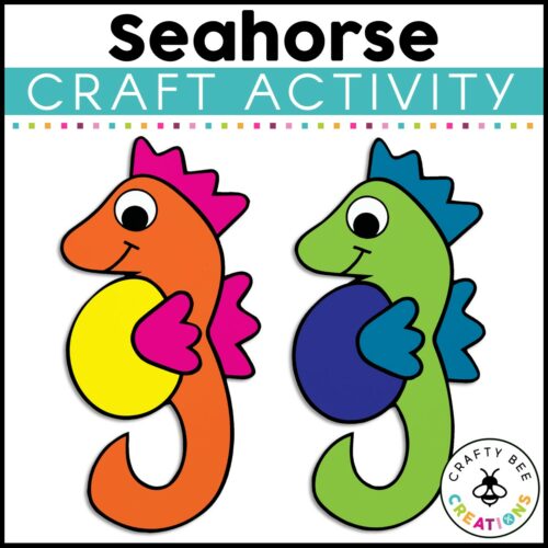 Seahorse Craft | Ocean Animals Activity | Sea Life | Ocean Habitat ...
