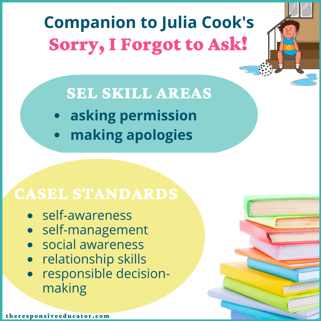 Sorry, I Forgot to Ask! (by Julia Cook) Social-Emotional Activities ...