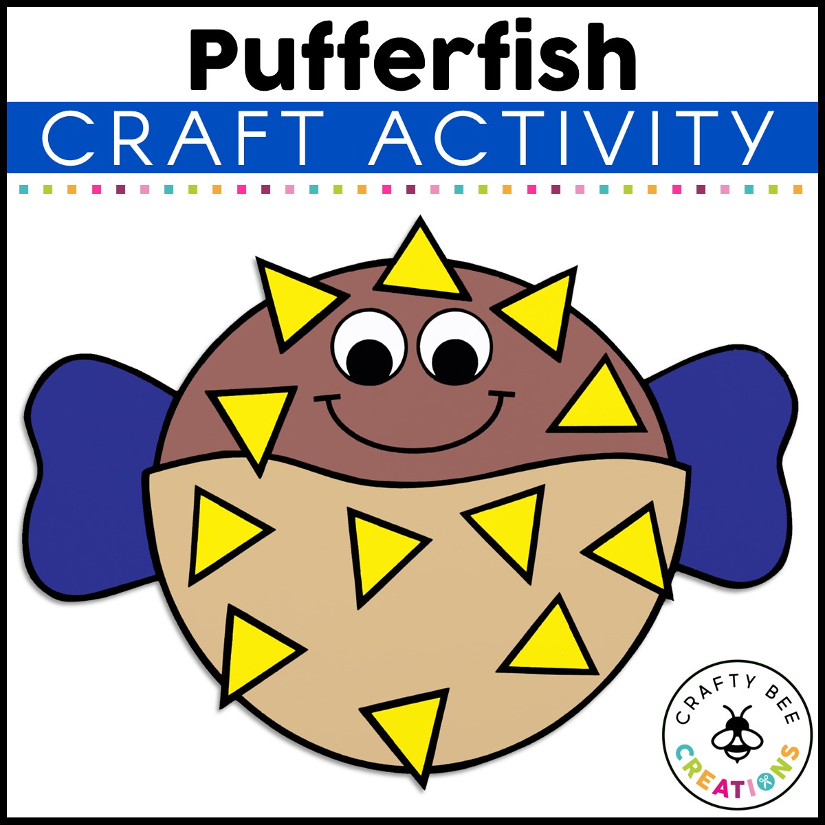 Pufferfish Craft | Ocean Animals Activity | Sea Life | Ocean Habitat ...