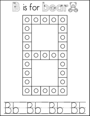 Alphabet Tracing and Snap Cube Building Activity Mats for Literacy ...