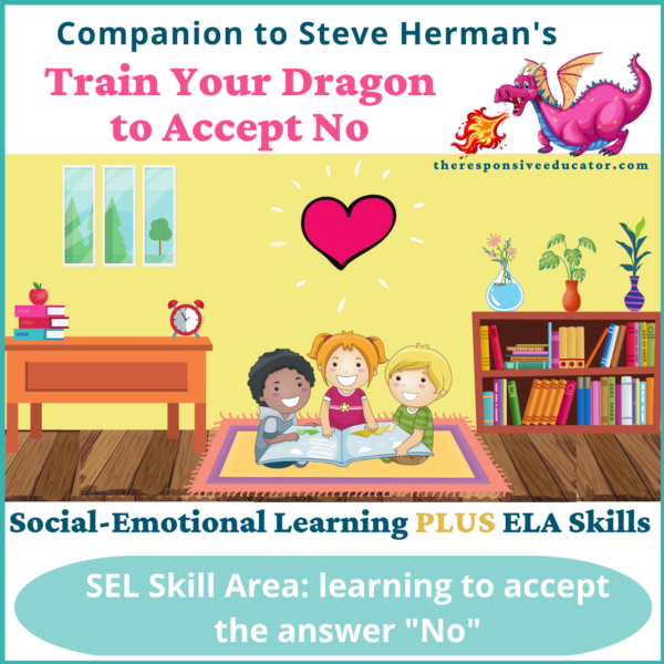 Train Your Dragon to Accept NO Interactive Read Aloud Lesson Plan ELA ...