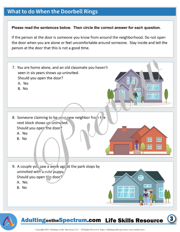 Practical Life Skills - What to do When the Doorbell Rings | Made By ...