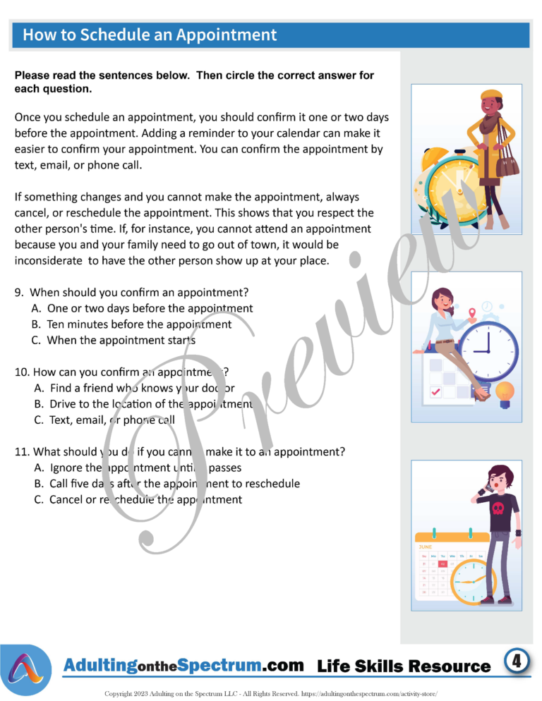 Practical Life Skills - How to Schedule an Appointment | Made By Teachers