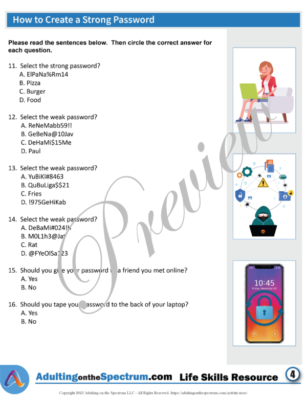 Practical Life Skills - How to Create a Strong Password | Made By Teachers