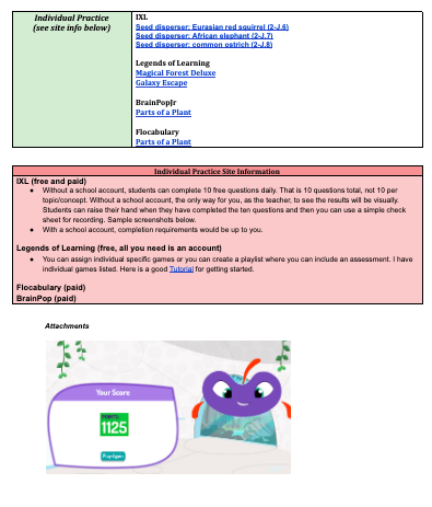 2nd Grade Science Lesson Seed Dispersal 2.LS2.2 OAS NGSS | Made By Teachers