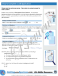 Vocational Skills Activity - How to Fill Out a Job Application | Made ...