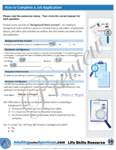 Vocational Skills Activity - How to Fill Out a Job Application | Made ...