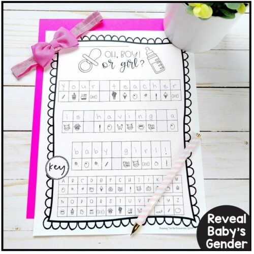 Teacher Pregnancy Announcement Puzzle | Made By Teachers