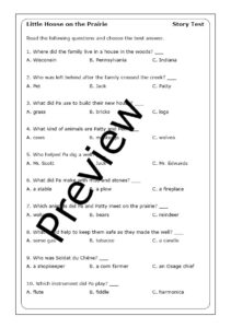 Laura Ingalls Wilder "Little House on the Prairie" worksheets | Made By ...