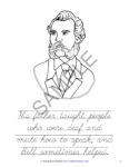 Alexander Graham Bell Coloring Book-Level C | Made By Teachers