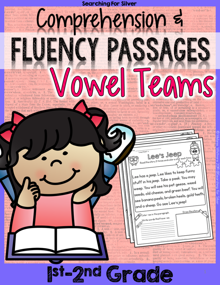 Reading Fluency Passages {Vowel Teams} | Made By Teachers