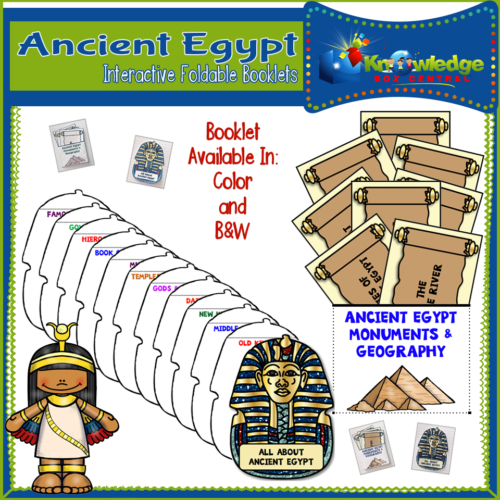 Ancient Egypt Interactive Foldable Booklets | Made By Teachers