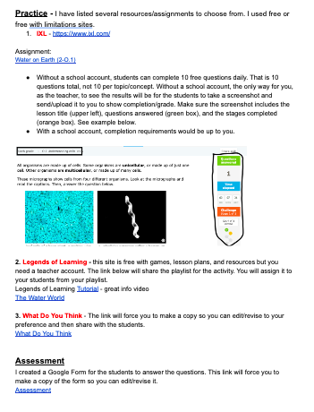 Complete Online Distance Learning Earth's Water 2.ESS2.3, 2-ESS2-3 ...