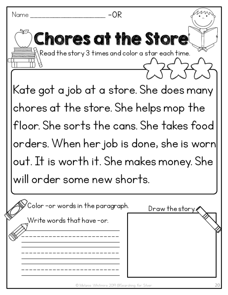 Reading Fluency Passages {R-Controlled Vowels} | Made By Teachers