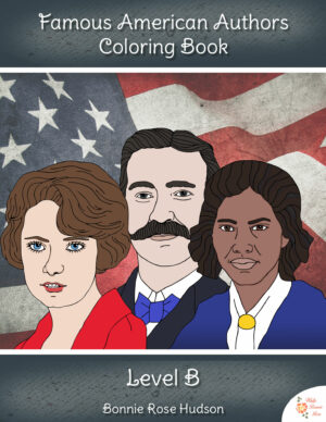 Famous American Authors Coloring Book-Level B | Made By Teachers