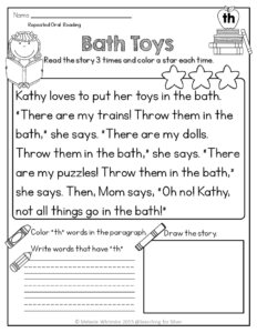 Reading Fluency Passages {Digraphs} | Made By Teachers