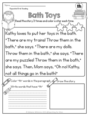 Reading Fluency Passages {Digraphs} | Made By Teachers