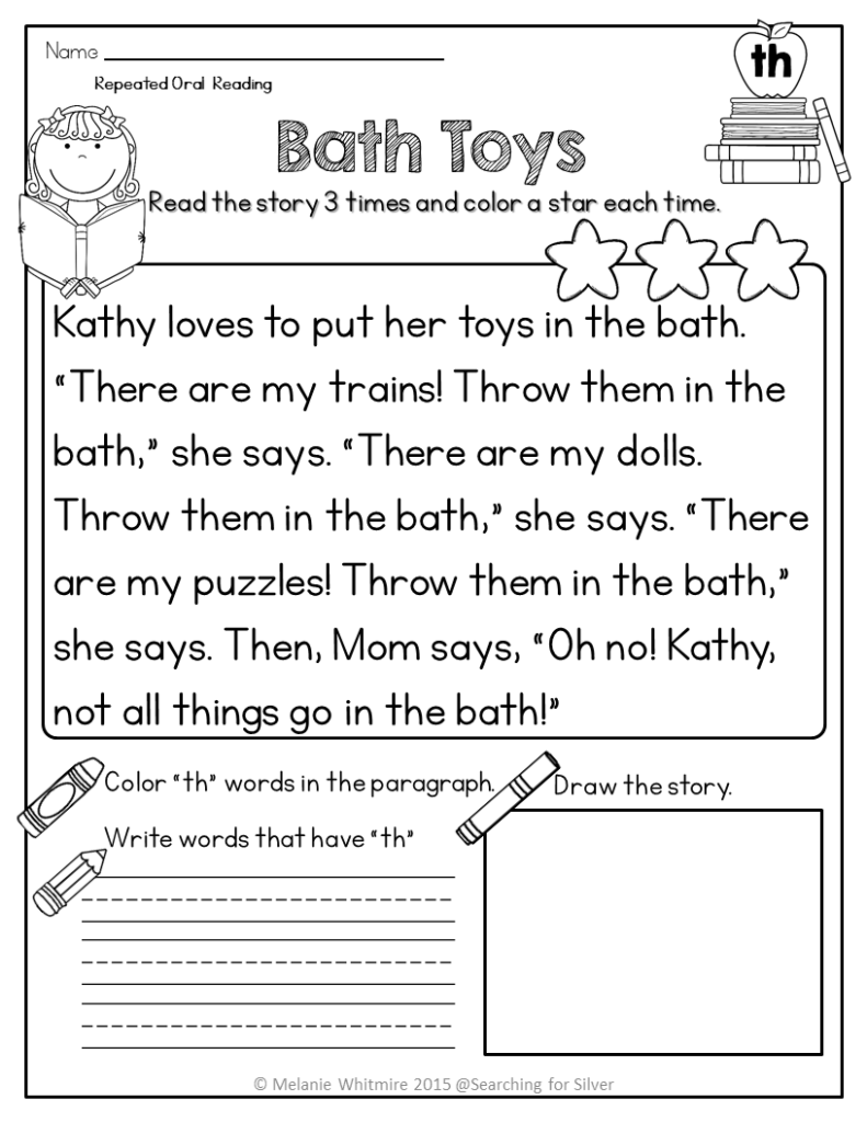 Reading Fluency Passages {Digraphs} | Made By Teachers