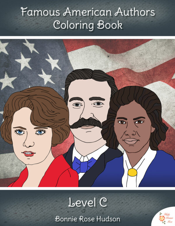 Famous American Authors Coloring Book-Level C | Made By Teachers