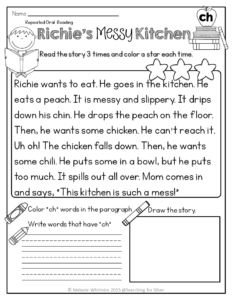 Reading Fluency Passages {Digraphs} | Made By Teachers