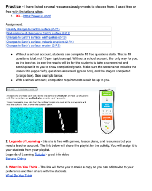 Complete Online Distance Learning Earth's Events 2.ESS1.1, 2-ESS1-1 ...