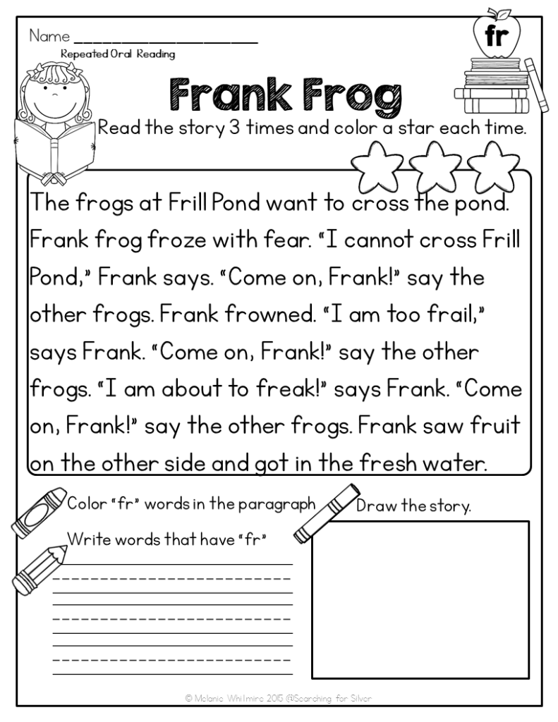 Reading Fluency Passages {Blends} | Made By Teachers