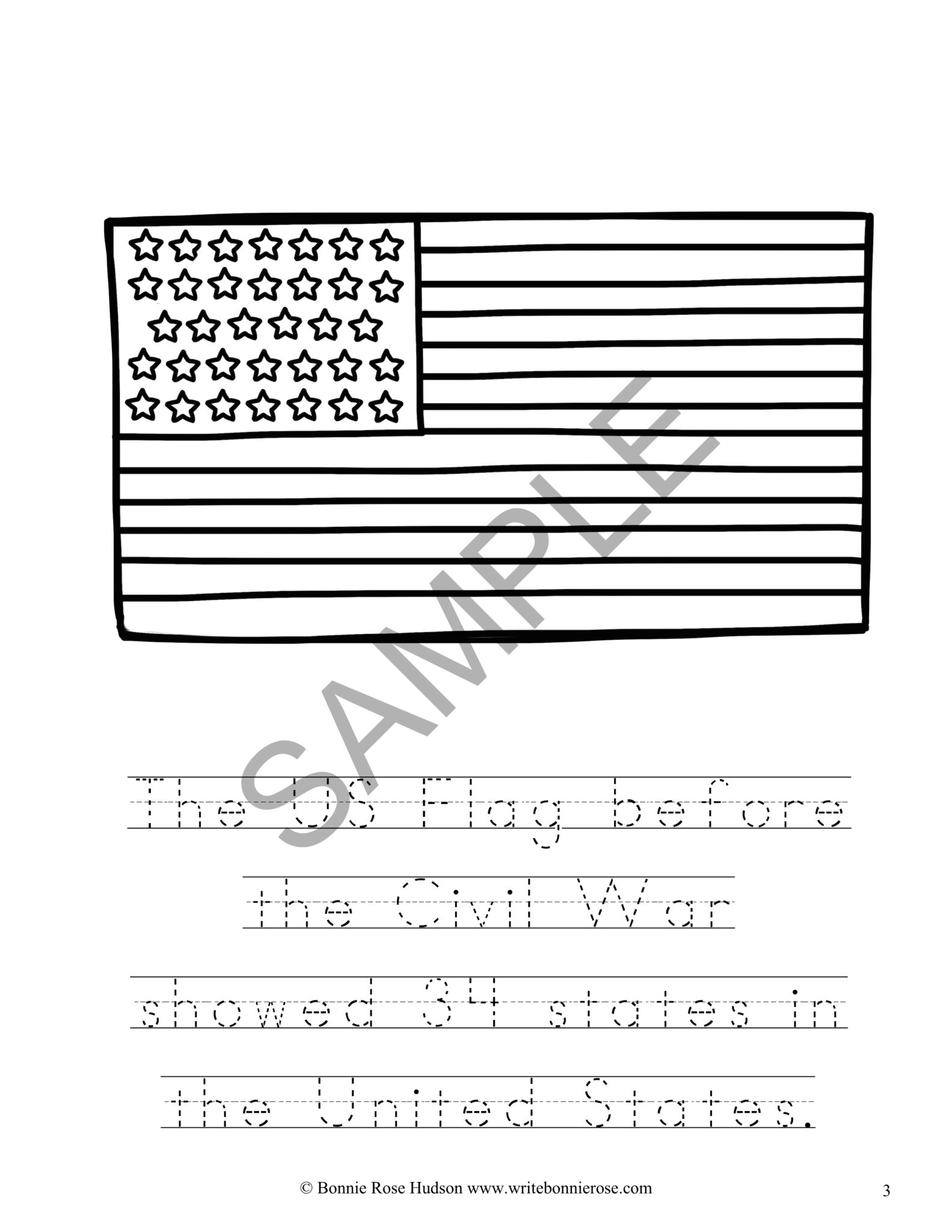 American Civil War Coloring Book-Level B | Made By Teachers