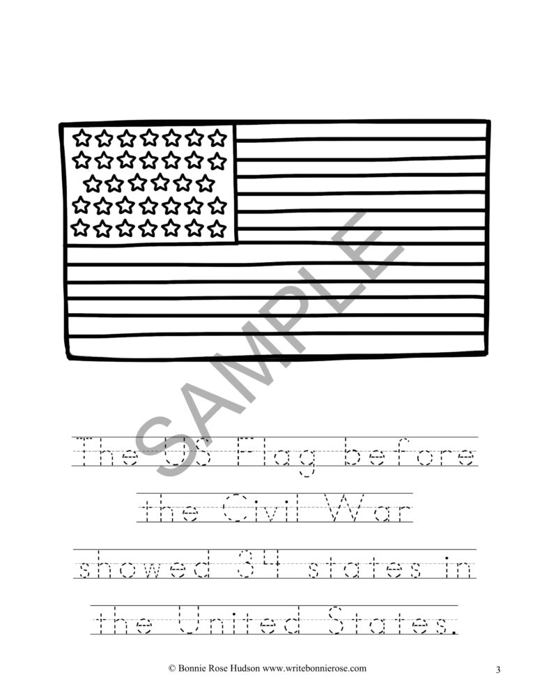 American Civil War Coloring Book-Level B | Made By Teachers