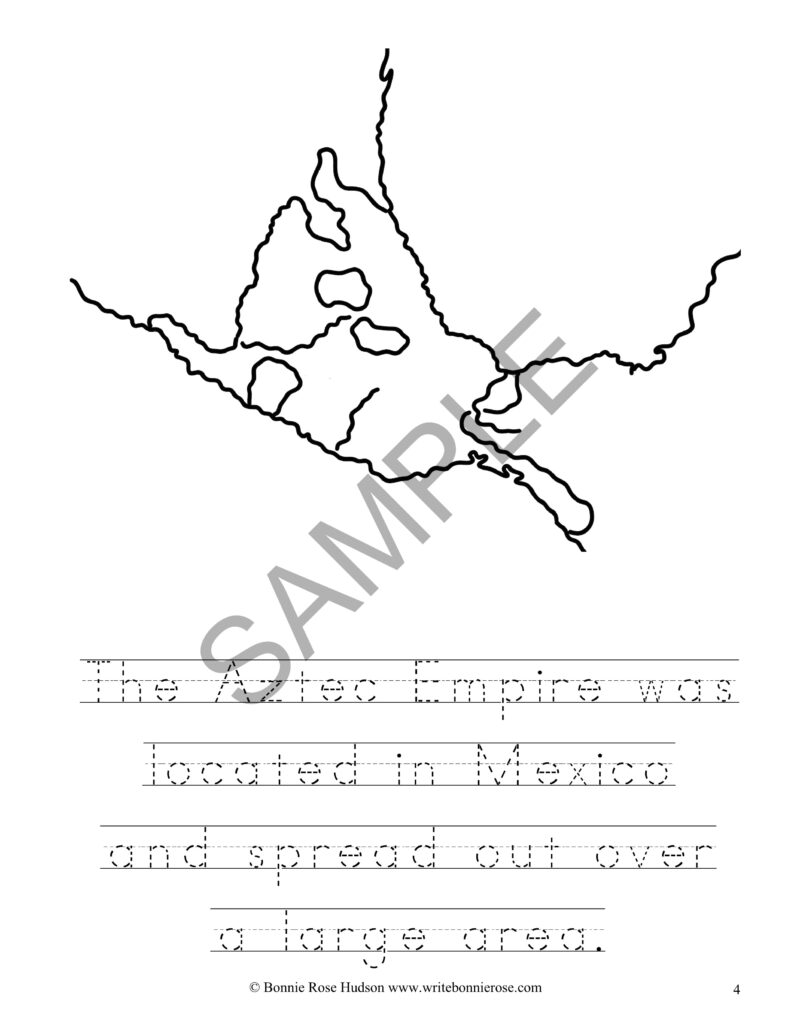 Ancient History Coloring Book: Aztec-Level B | Made By Teachers