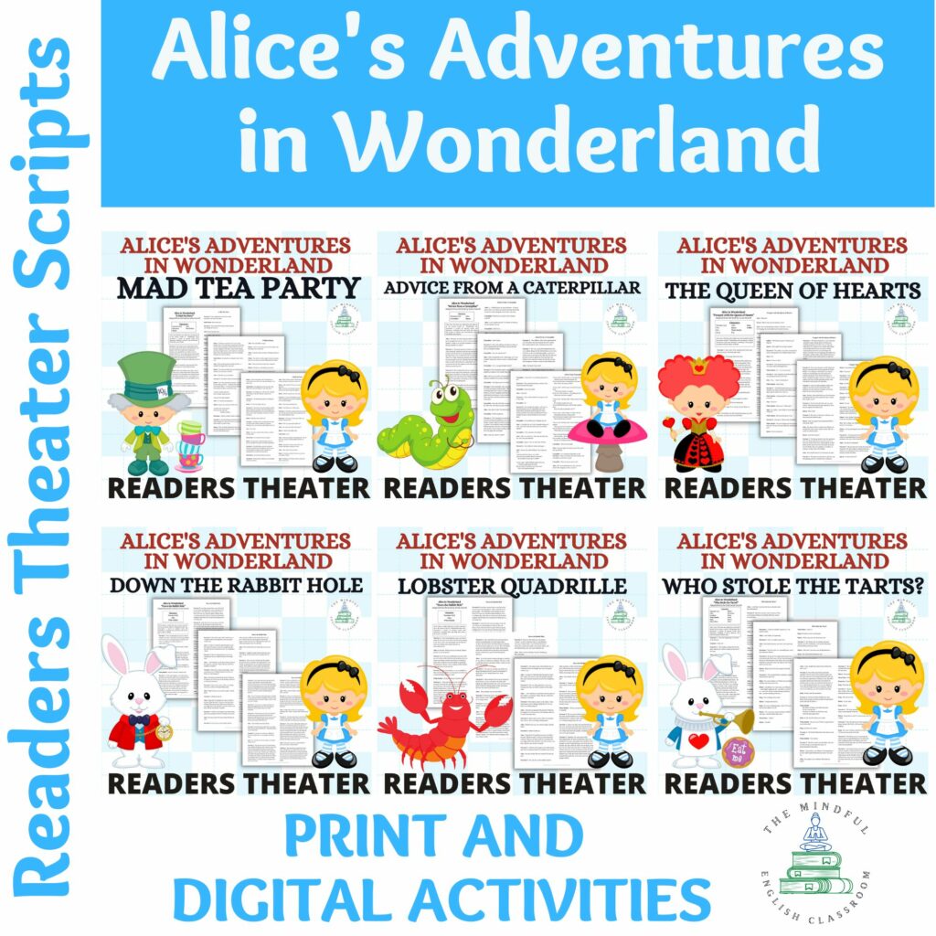 Readers Theater Script, Alice's Adventures in Wonderland, Queen of ...