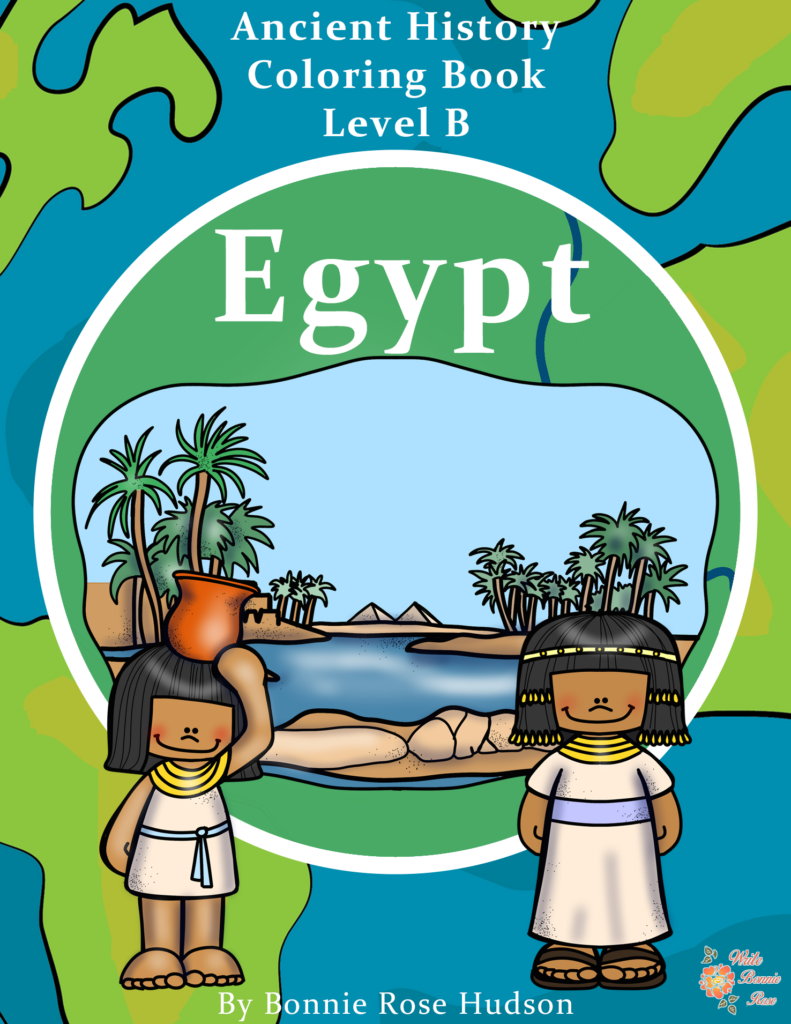 Ancient History Coloring Book: Egypt-Level B | Made By Teachers