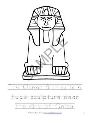 Ancient History Coloring Book: Egypt-Level B | Made By Teachers