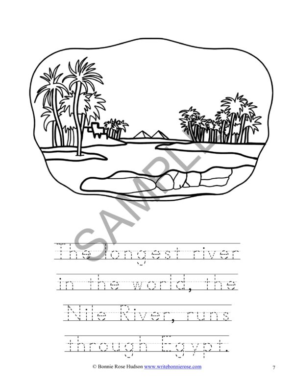 Ancient History Coloring Book: Egypt-Level B | Made By Teachers