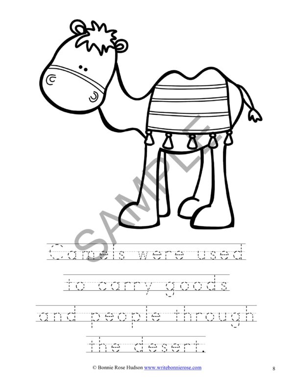 Ancient History Coloring Book: Egypt-Level B - Made By Teachers
