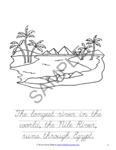 Ancient History Coloring Book: Egypt-Level C | Made By Teachers