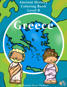 Ancient History Coloring Book: Greece-Level B | Made By Teachers