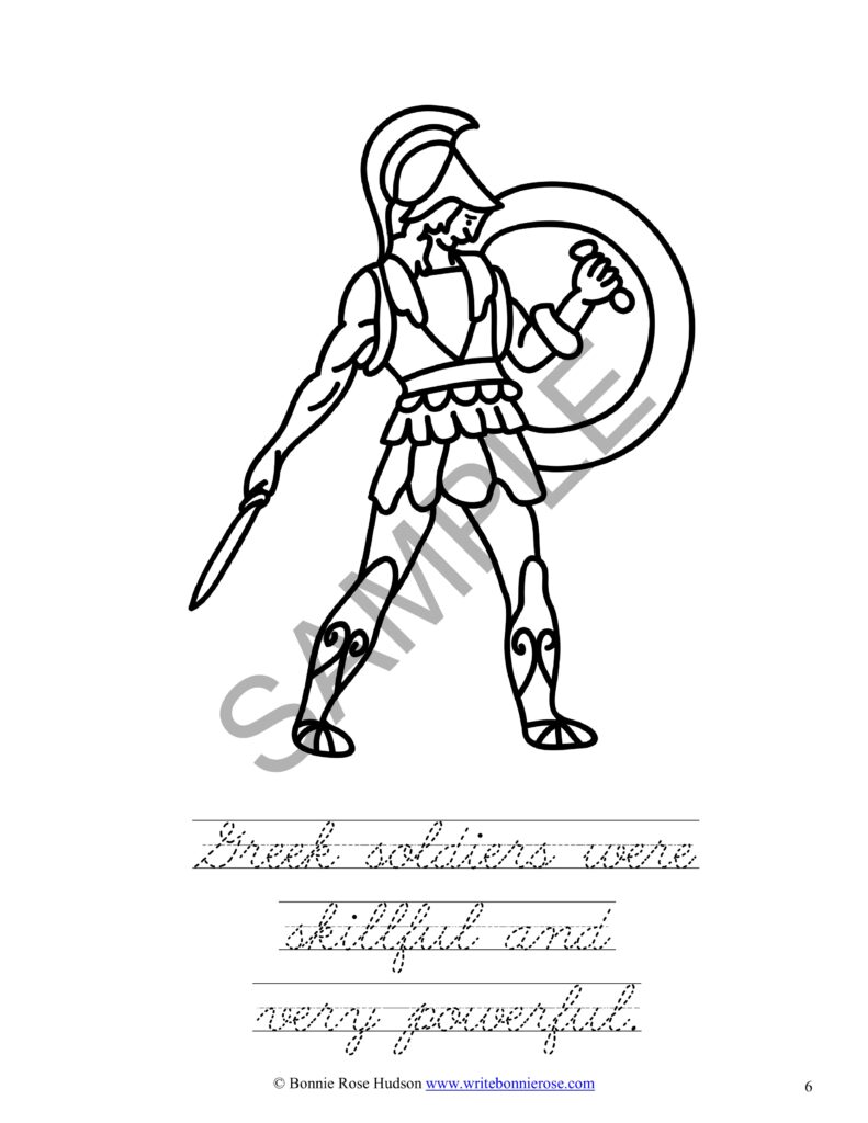 Ancient History Coloring Book: Greece-Level C | Made By Teachers