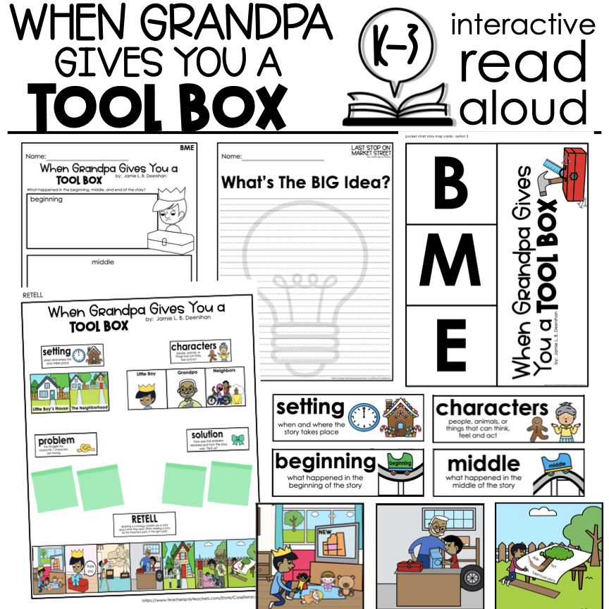 When Grandpa Gives You a Tool Box Interactive Read Aloud Activities ...