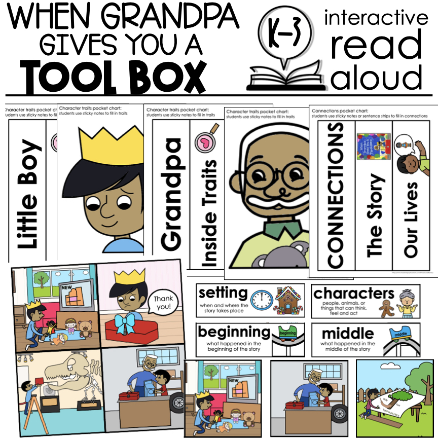 When Grandpa Gives You a Tool Box Interactive Read Aloud Activities ...