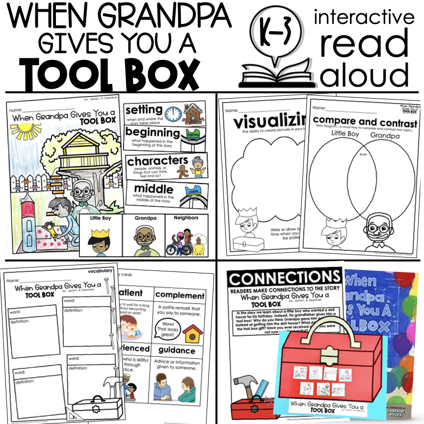 When Grandpa Gives You a Tool Box Interactive Read Aloud Activities ...