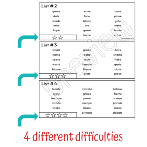 1st Grade Fluency Word Decoding Strips Phonics Activity for Reading ...