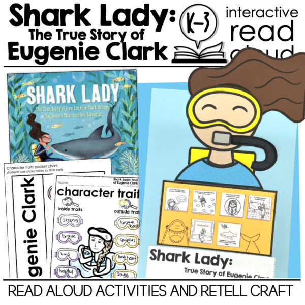 Shark Lady Eugenie Clark Interactive Read Aloud and Activities | Women ...