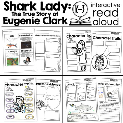 Shark Lady Eugenie Clark Interactive Read Aloud and Activities | Women ...