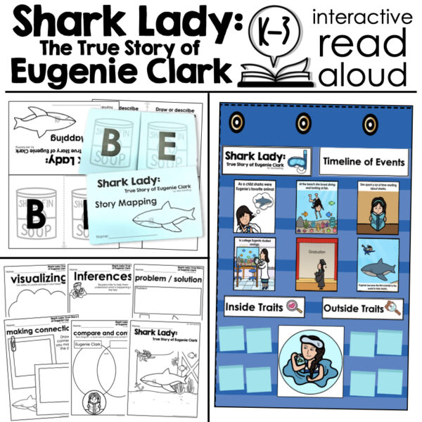 Shark Lady Eugenie Clark Interactive Read Aloud and Activities | Women ...