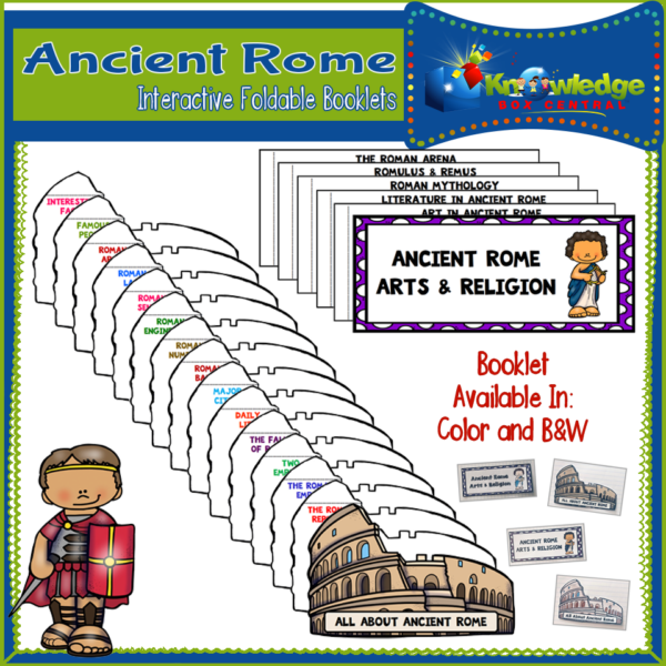 Ancient Rome Interactive Foldable Booklets | Made By Teachers