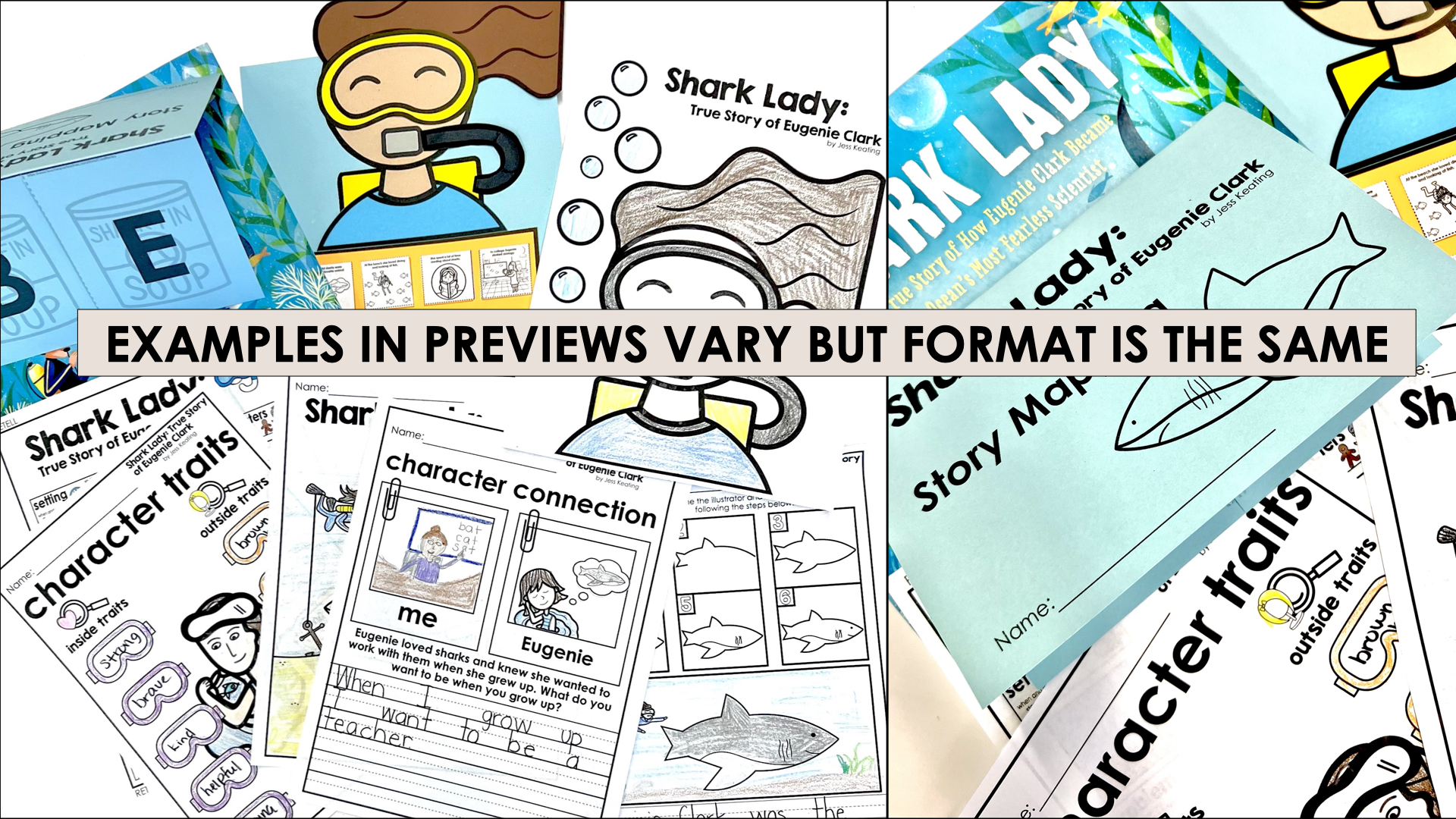Shark Lady Eugenie Clark Interactive Read Aloud and Activities | Women ...